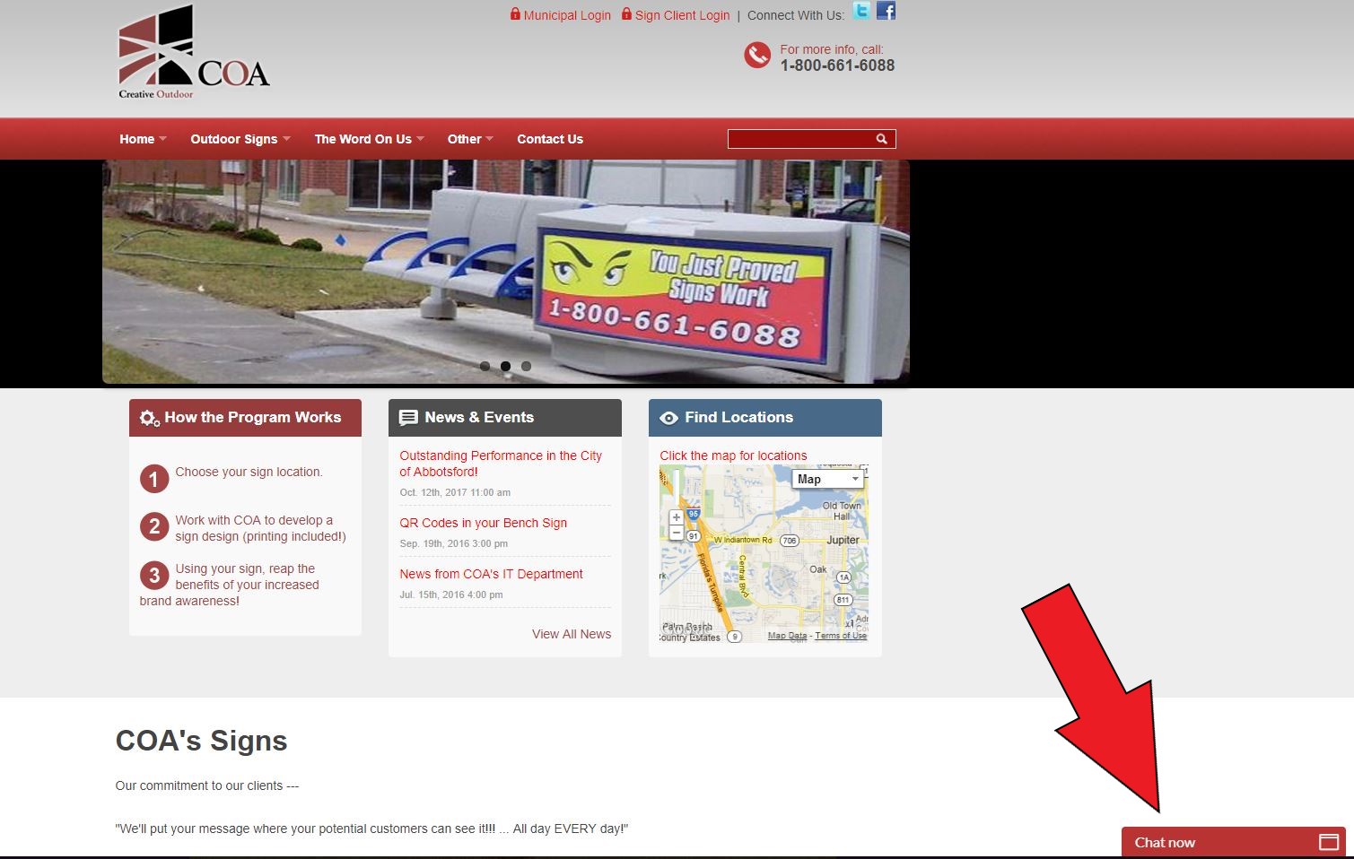 Have a question? LIVE CHAT us now! - Creative Outdoor Advertising